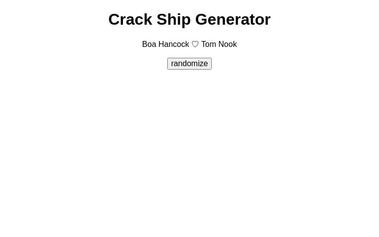 Crack Ship Generator