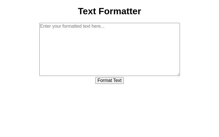 Text Formatter ― Perchance Generator