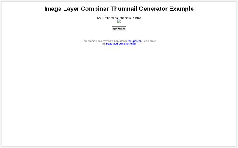 Image Layer Combiner Thumnail Generator Example