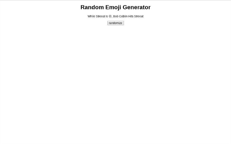 Random Emoji Generator