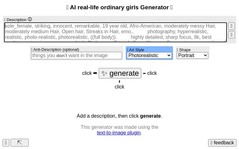 AI real-life ordinary girls Generator (free, no sign-up, no limits)