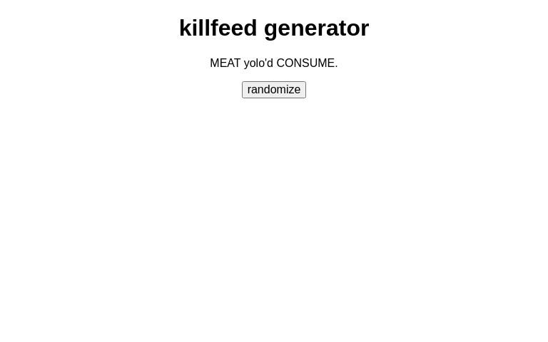 killfeed generator