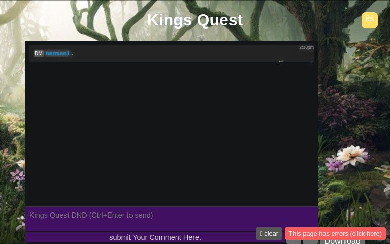 Kings Quest ― Perchance Generator