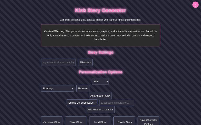 Kink Generator ― Perchance