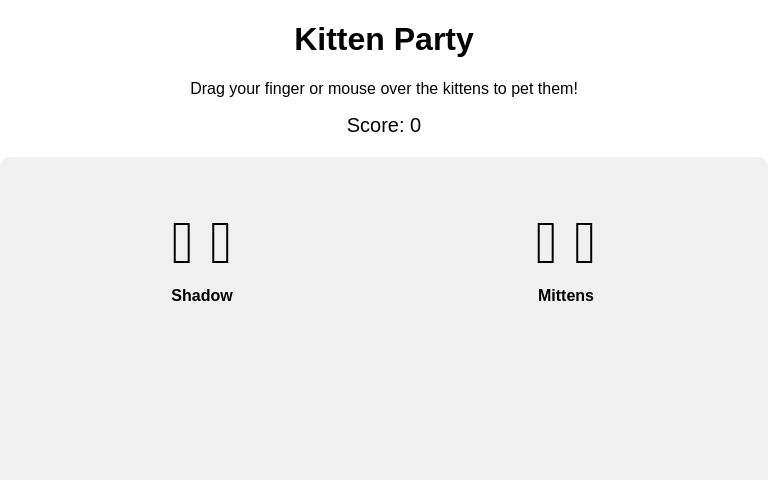 Kitten Party ― Perchance Generator