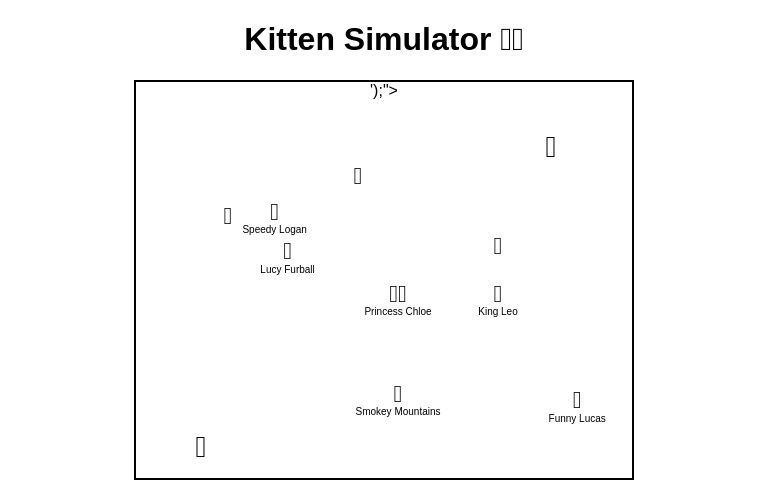 Kitten Simulator 🐈‍⬛ ― Perchance Generator