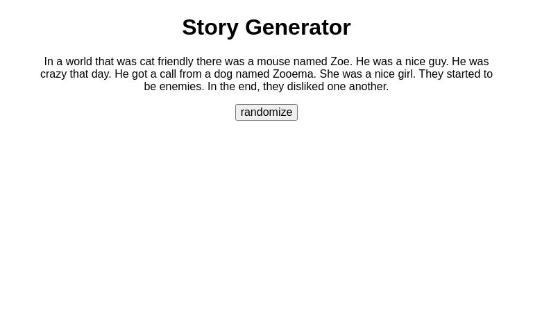 Story Generator