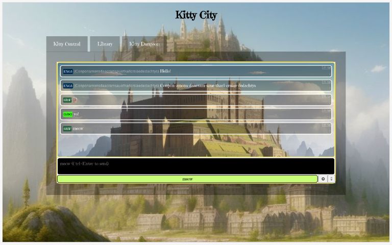 Kitty City ― Perchance Generator