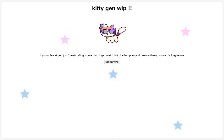 kitty gen wip