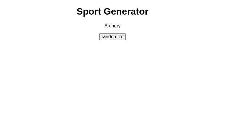 Sport Generator