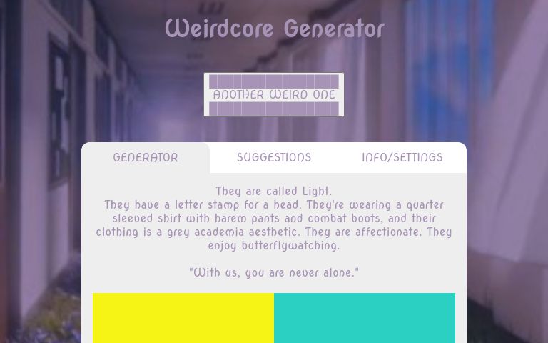 Weirdcore Generator