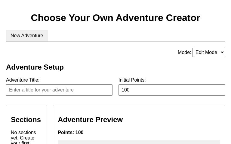 Choose Your Own Adventure Creator ― Perchance Generator