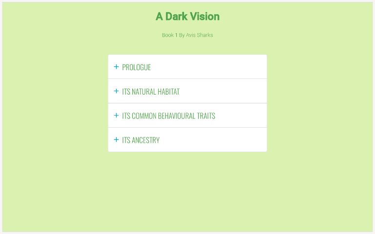 A Dark Vision ― Perchance Generator