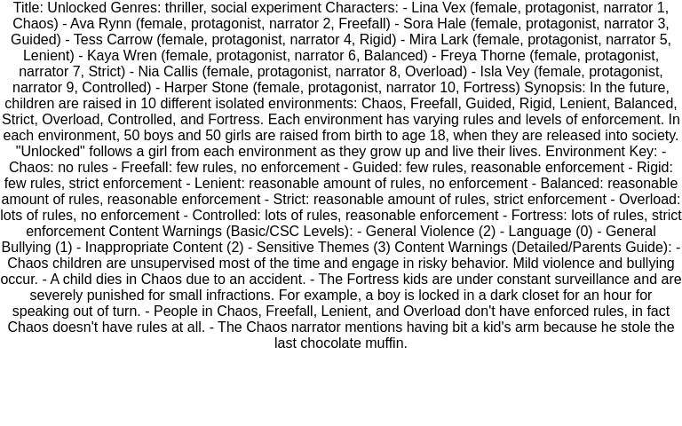 Minimal ― Perchance Generator