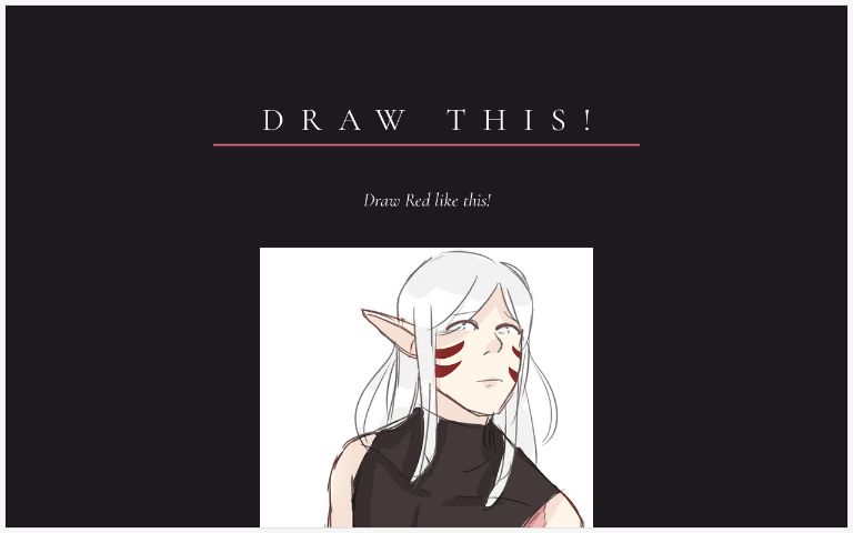 Draw this Character ― Perchance Generator