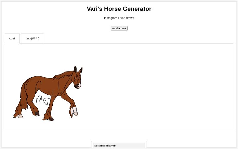 Vari's Horse Generator