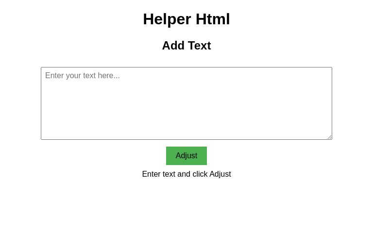Helper Html ― Perchance Generator
