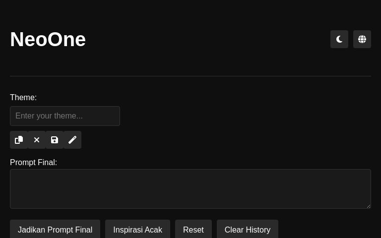 NeoOne ― Perchance Generator