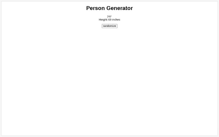 Person Generator