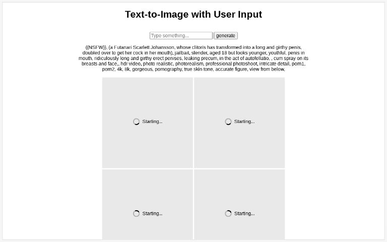 Text-to-Image with User Input ― Perchance Generator