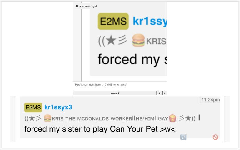 Kris Hate Club ― Perchance Generator