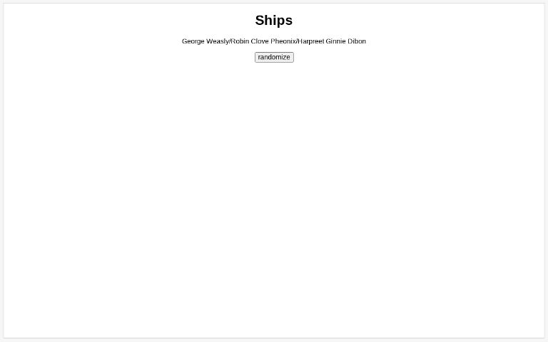 Ships ― Perchance Generator