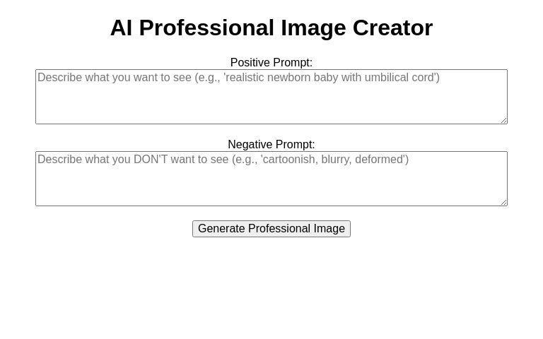 AI Professional Image Creator ― Perchance Generator
