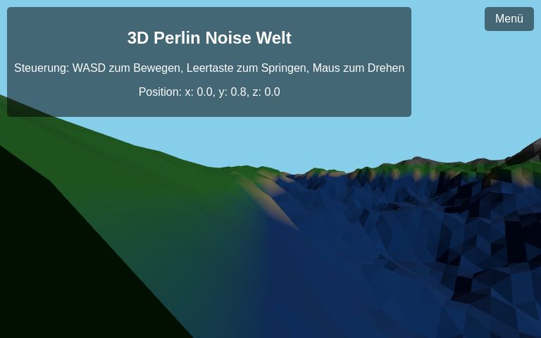 3D Perlin Noise Welt ― Perchance Generator