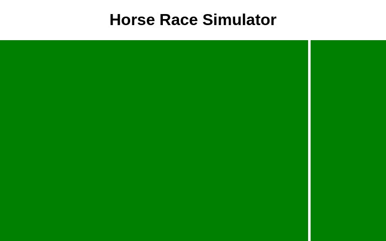 Horse Race Simulator ― Perchance Generator