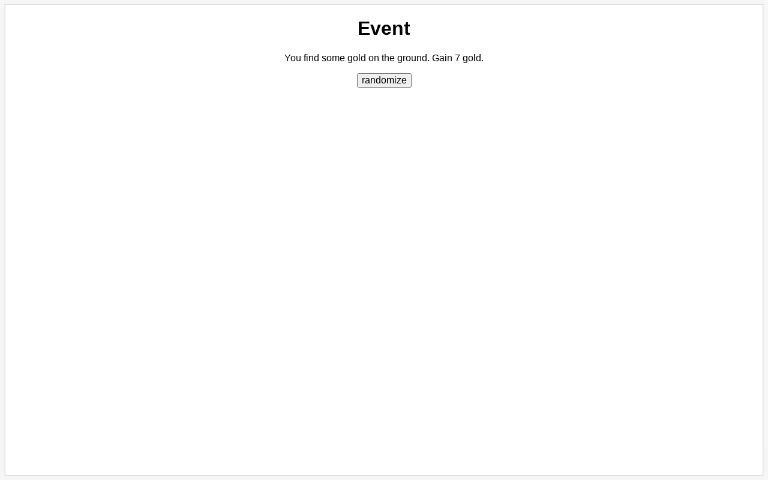 Event ― Perchance Generator