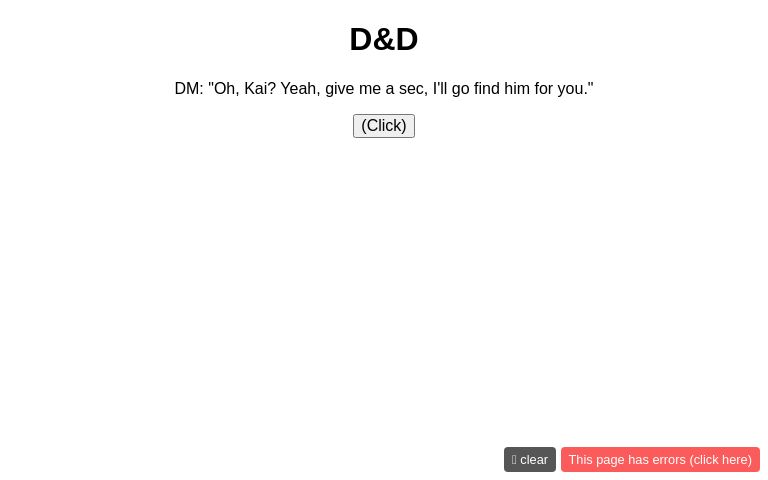 D&D ― Perchance Generator