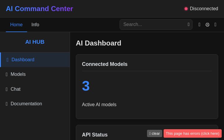 AI Command Center ― Perchance Generator