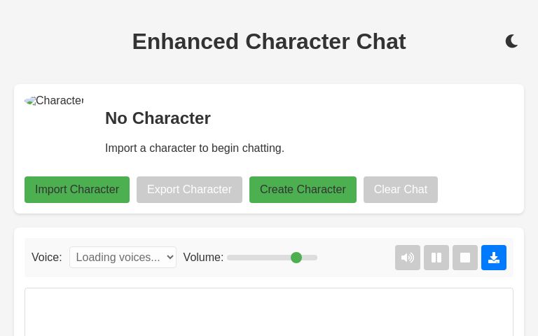 Enhanced Character Chat