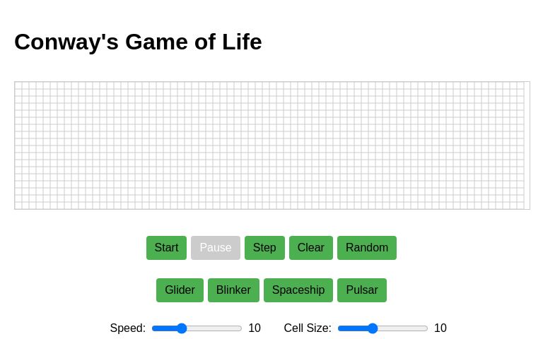 Conway's Game of Life ― Perchance Generator