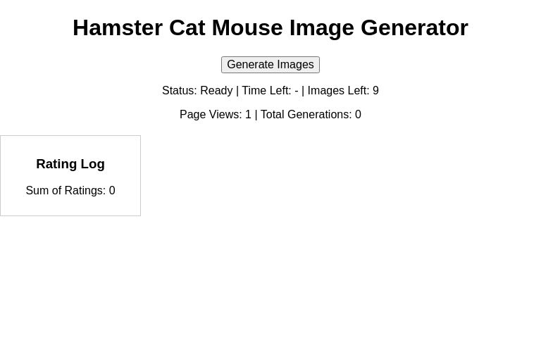 Hamster Cat Mouse Image Generator