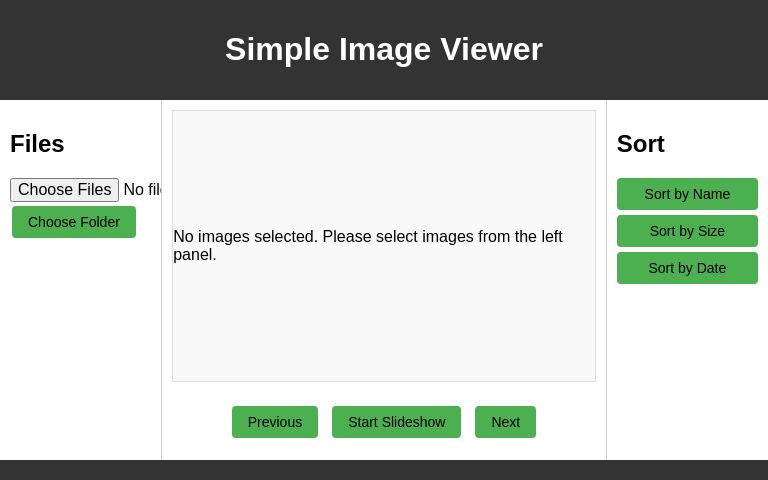 Simple Image Viewer ― Perchance Generator