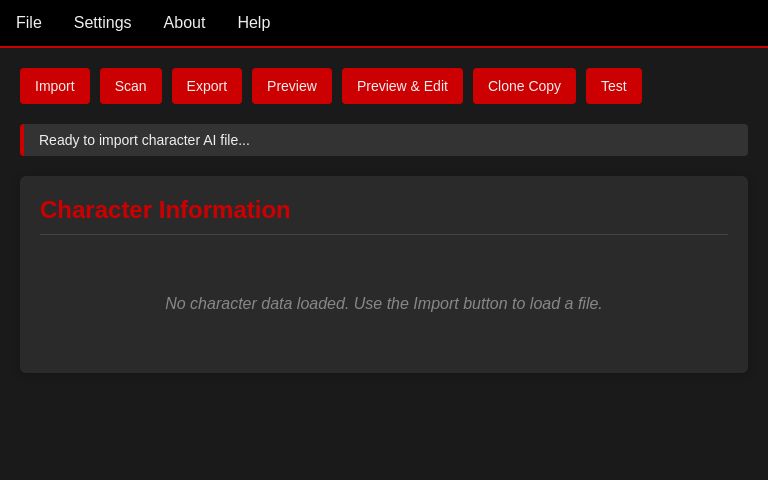 Character Information ― Perchance Generator