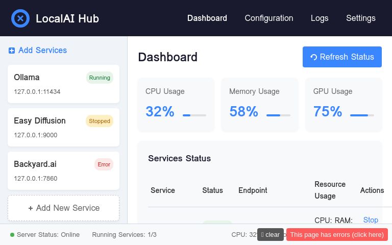 LocalAI Hub ― Perchance Generator