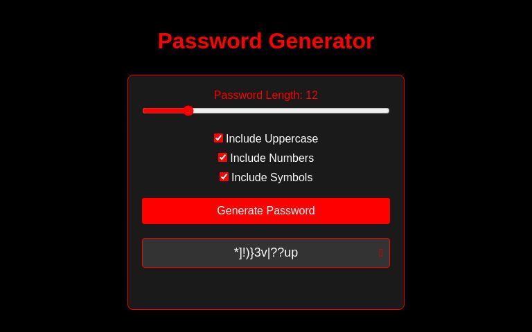 Password Generator