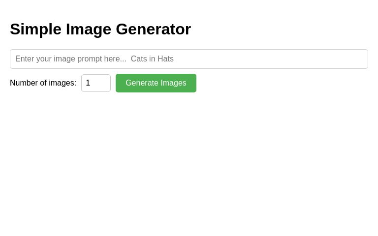 Simple Image Generator