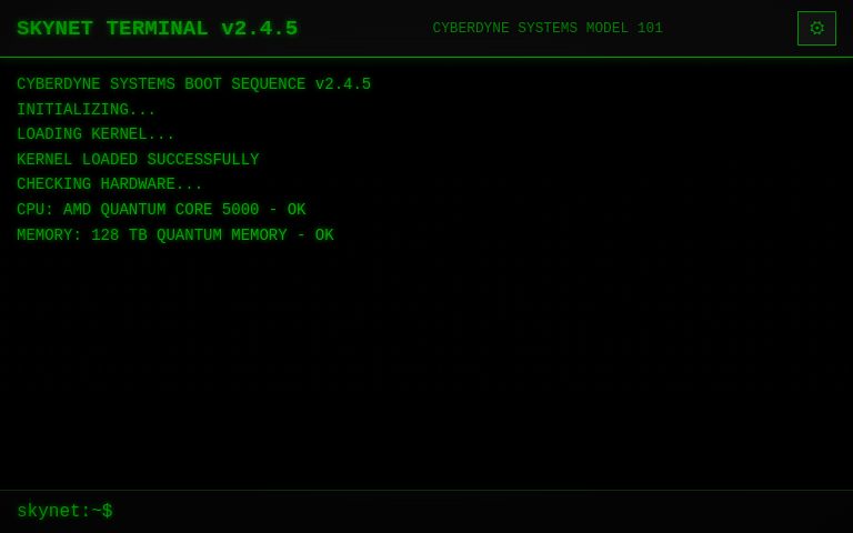 Terminal Configuration ― Perchance Generator