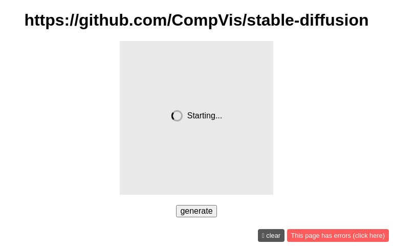 https://github.com/CompVis/stable-diffusion ― Perchance Generator