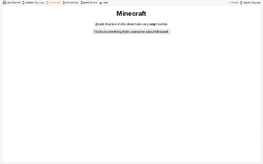 Minecraft ― Perchance Generator