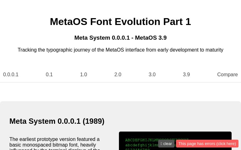 MetaOS Font Evolution Part 1 ― Perchance Generator
