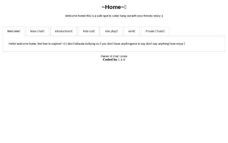 ~Home~💕 ― Perchance Generator