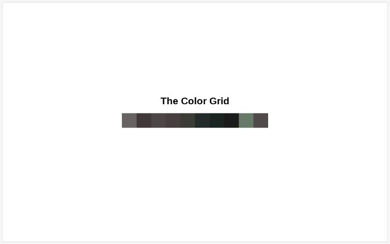 The Color Grid ― Perchance Generator