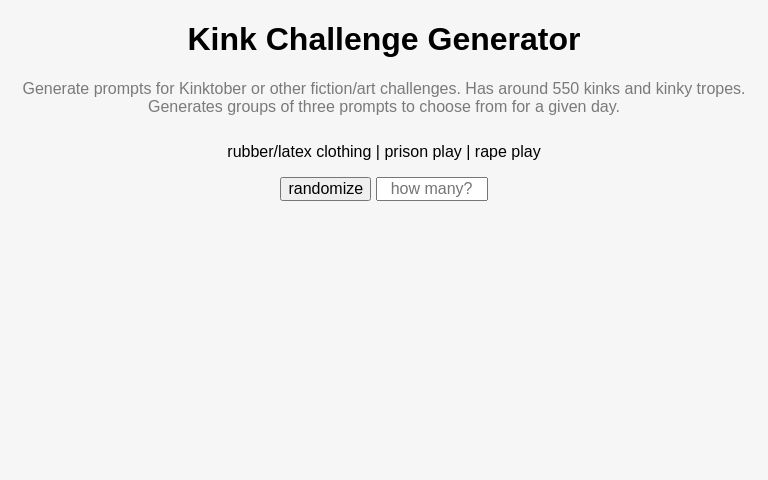 Kink Challenge Generator