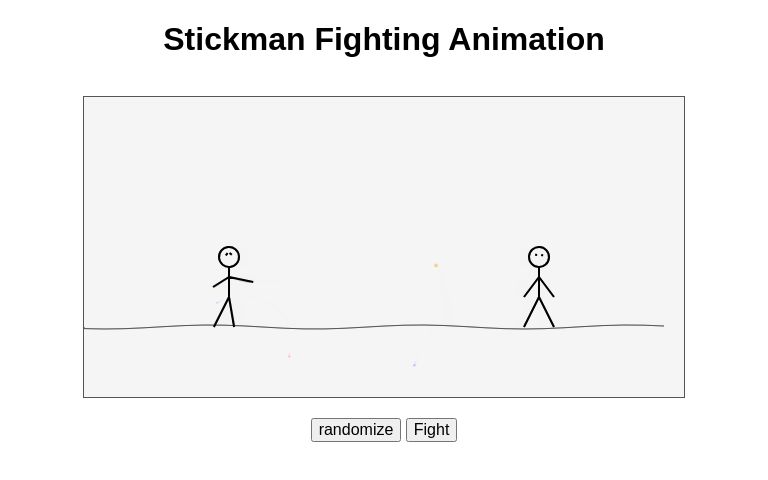 Stickman Fighting Animation ― Perchance Generator