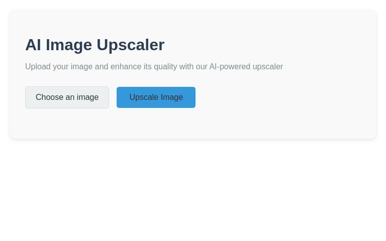 AI Image Upscaler ― Perchance Generator
