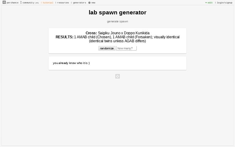 lab spawn generator